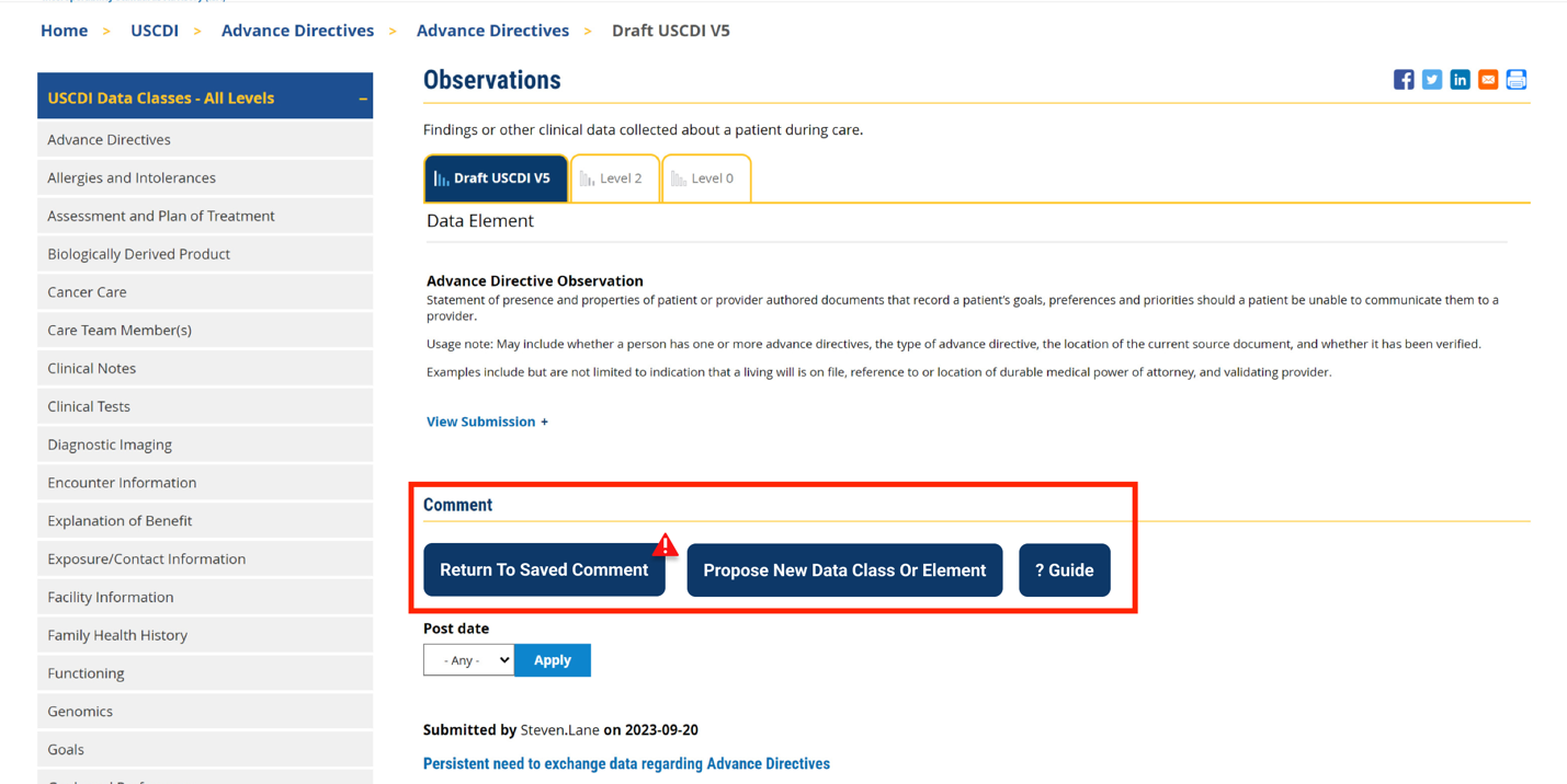 Problems | Interoperability Standards Platform (ISP)