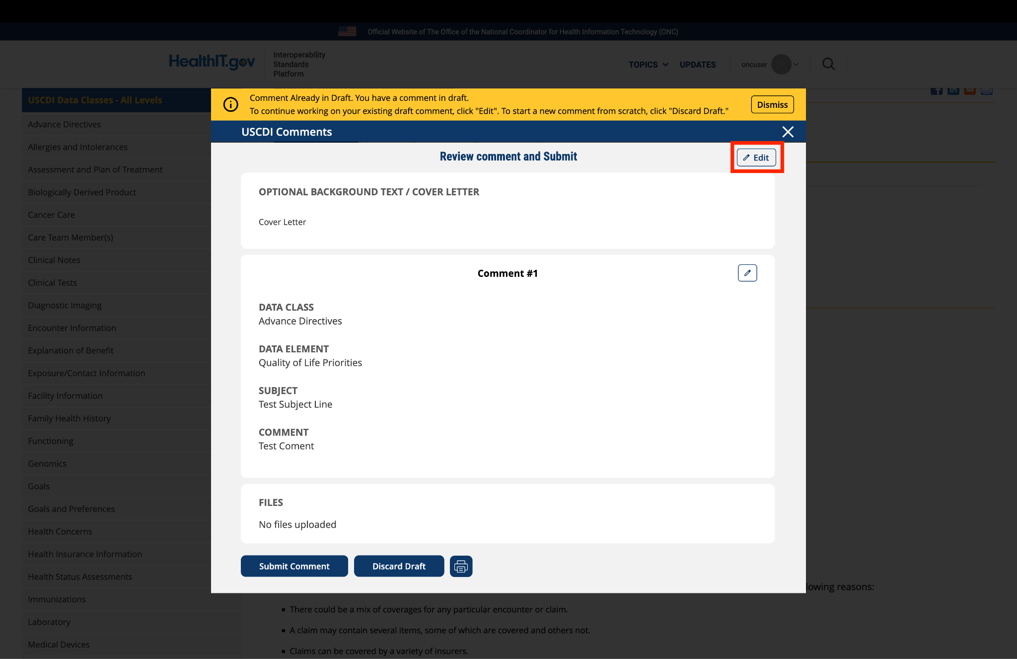 Problems | Interoperability Standards Platform (ISP)