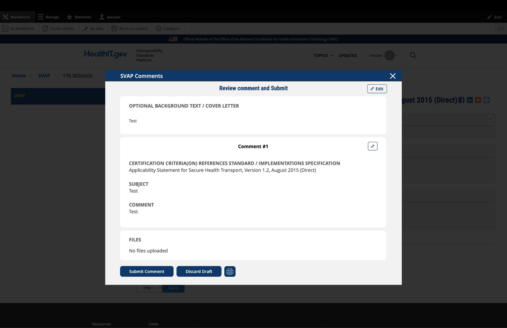 170.205(h)(3) | Interoperability Standards Platform (ISP)